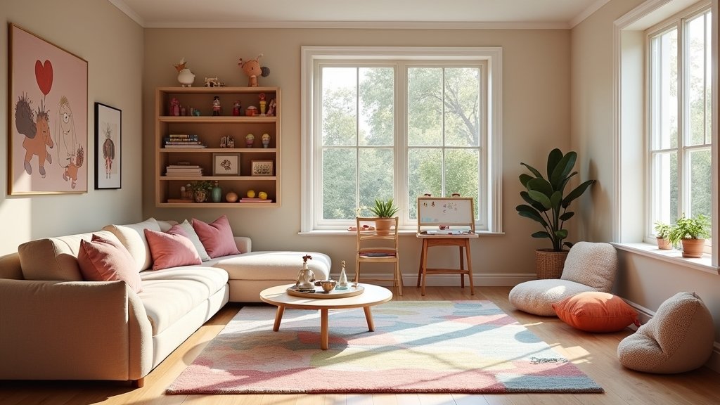 10 Stylish Living Room Playroom Combo Ideas for a Cozy Family Space ...